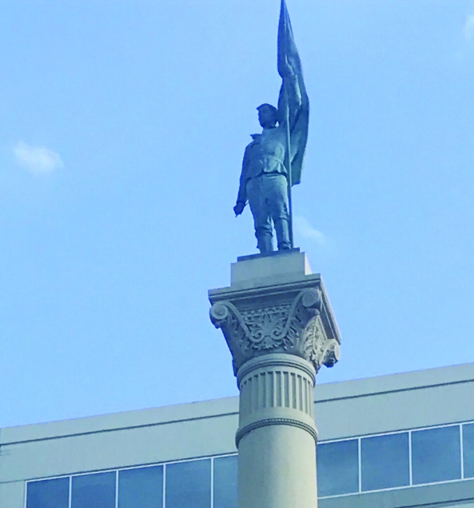 Downtown Confederate Monument to be Removed Johnny Reb statue was ...